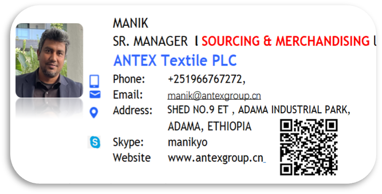 Contact Us – ANTEX TEXTILE PLC ETHIOPIA